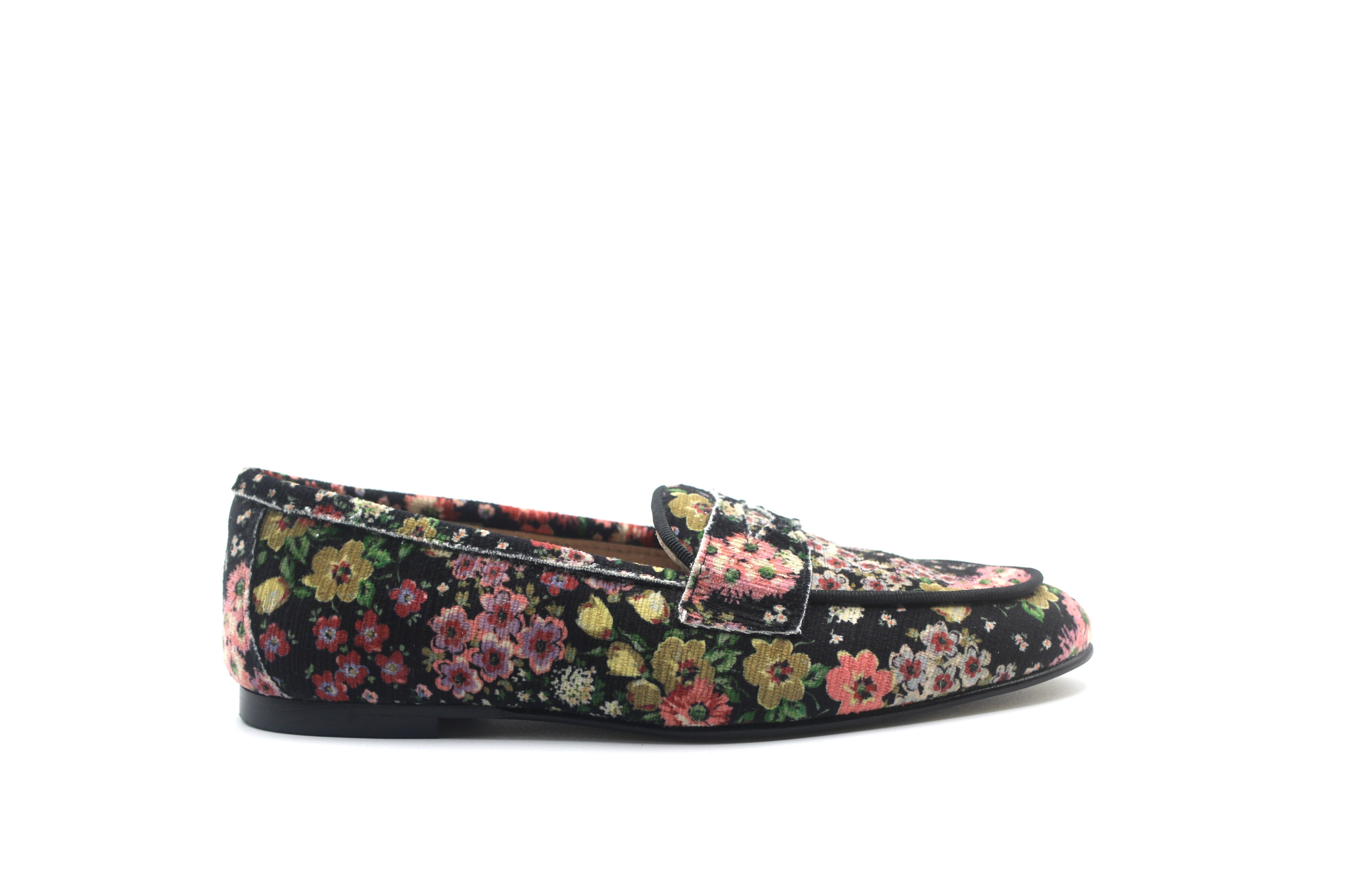Don Louis Black Floral Penny Loafer – Hal Outlet