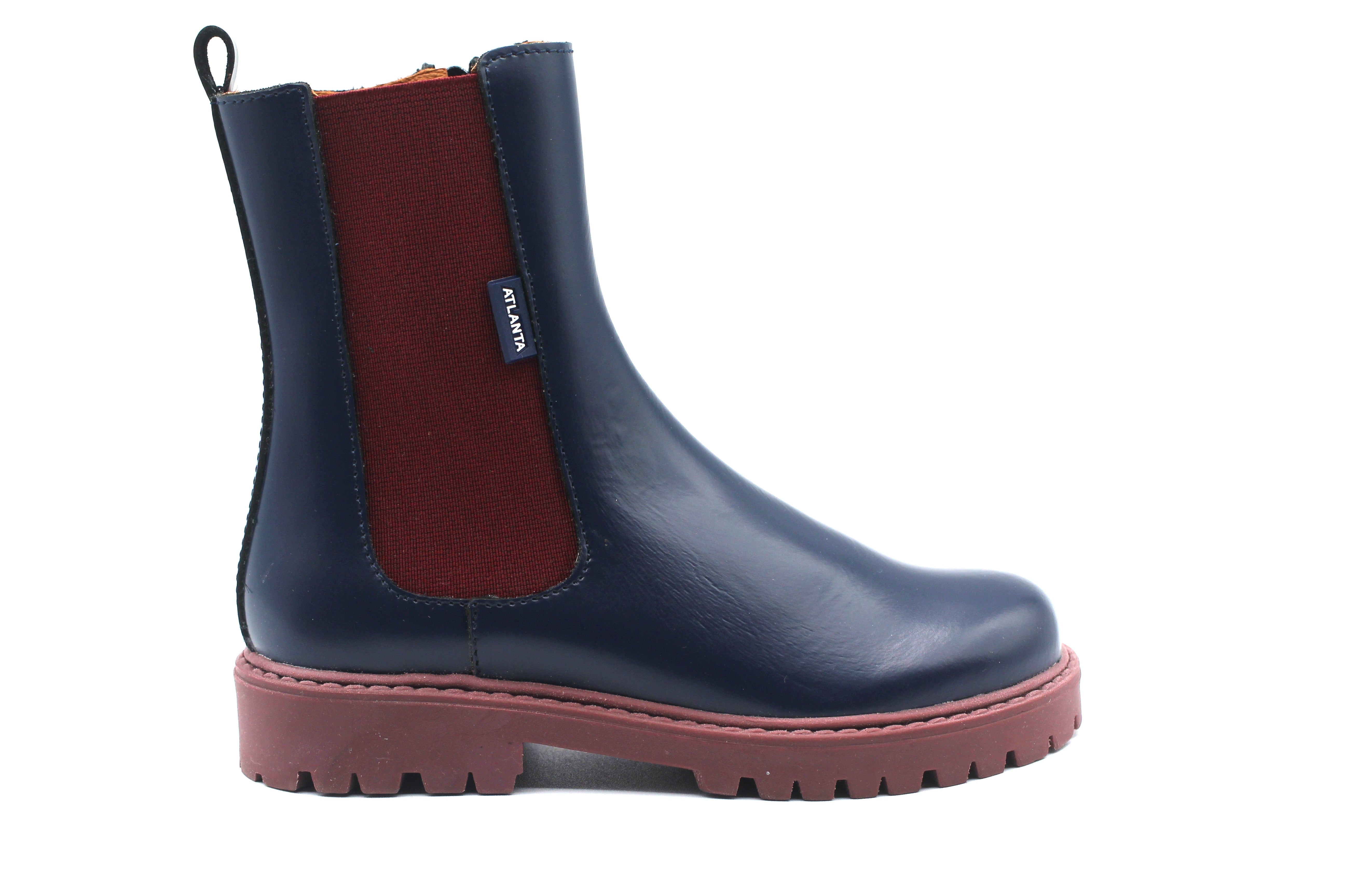 Atlanta Navy Chelsea Bootie – Hal Outlet