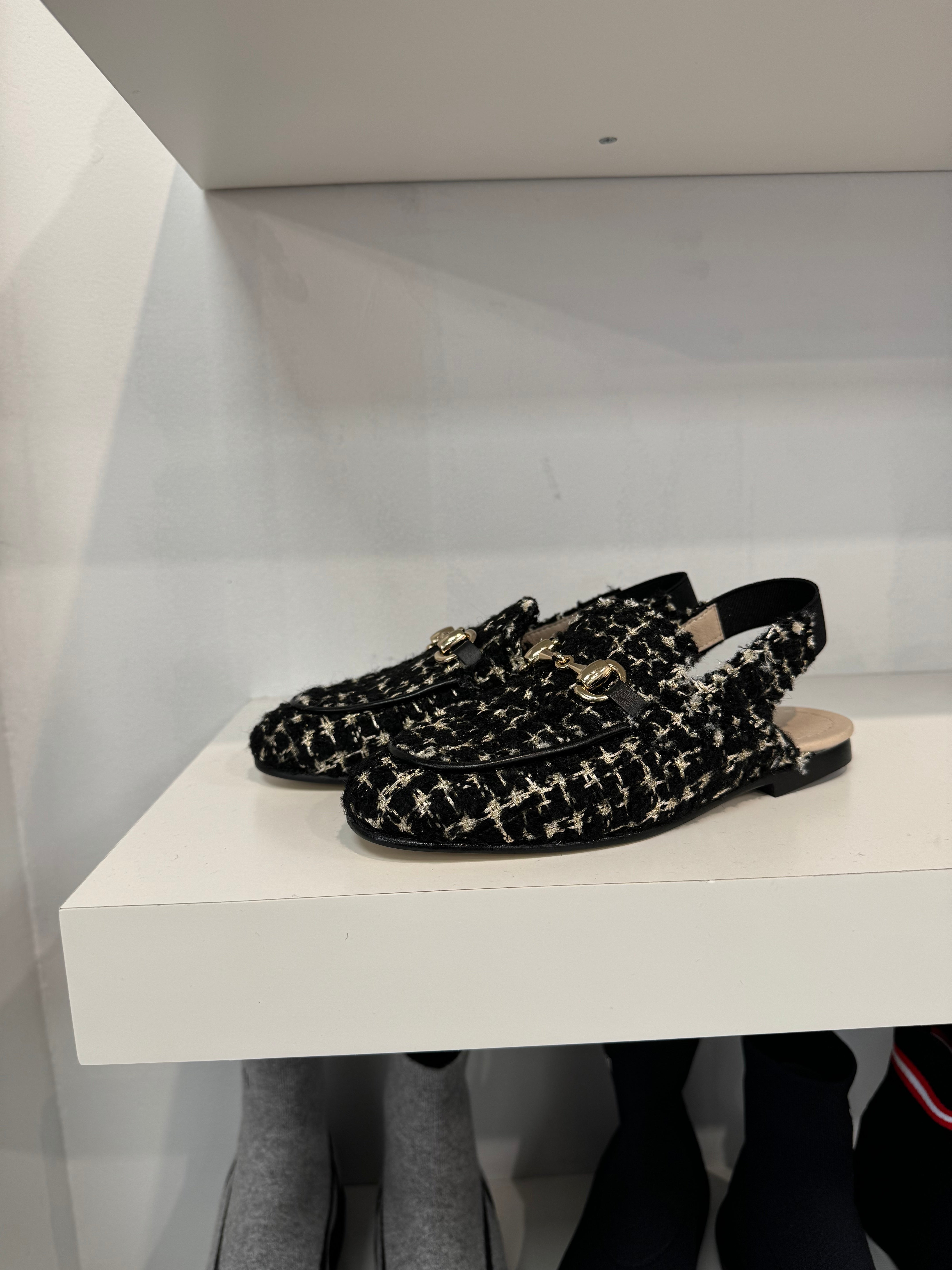 Don Louis Tweed Buckle Slingback – Hal Outlet