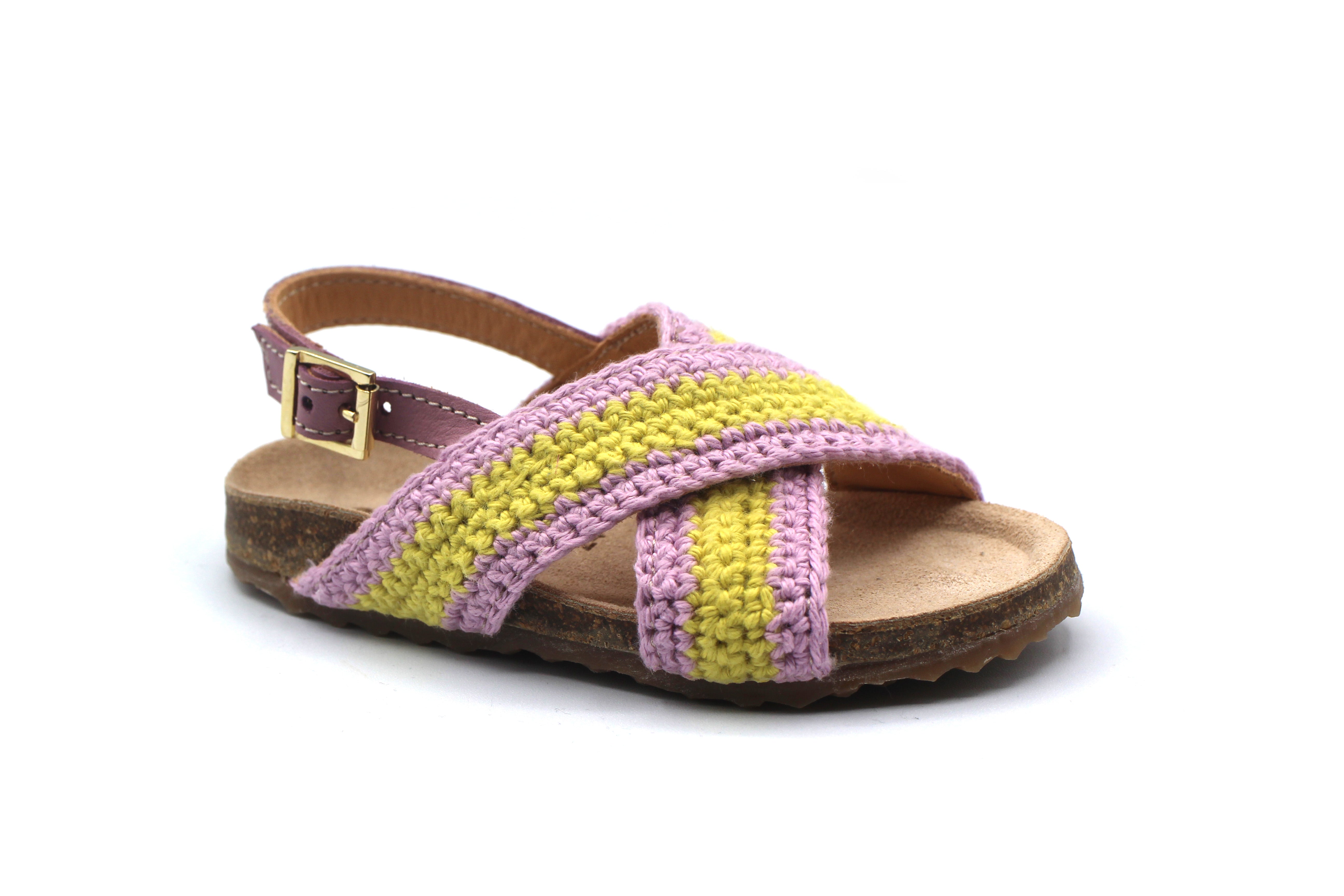 Ocra Yellow and Pink Sandal – Hal Outlet