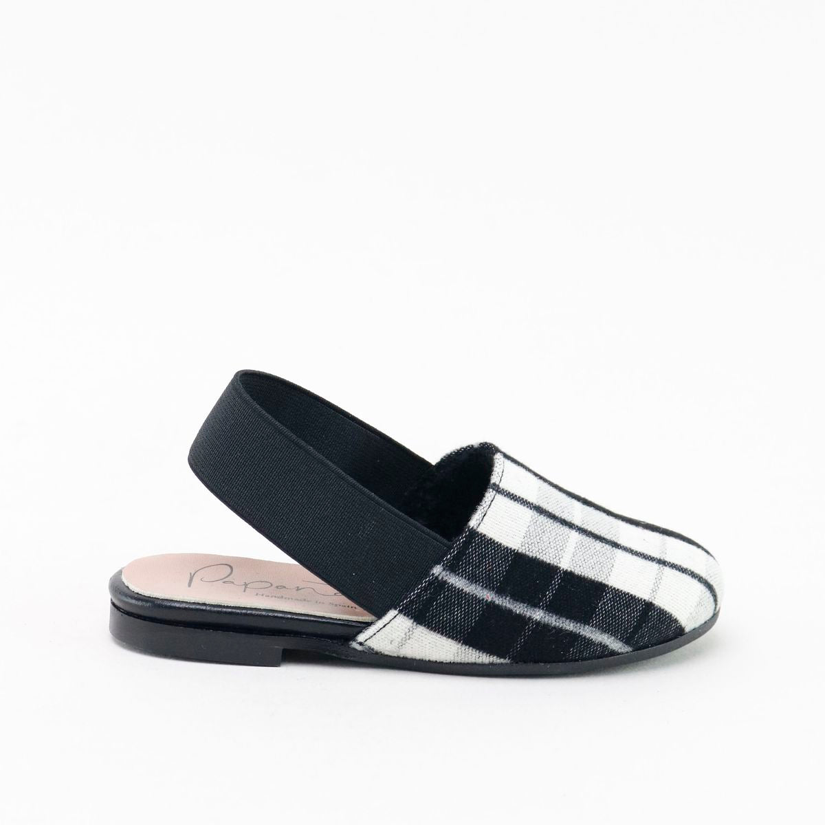 Papanatas Black Plaid Sling Back – Hal Outlet