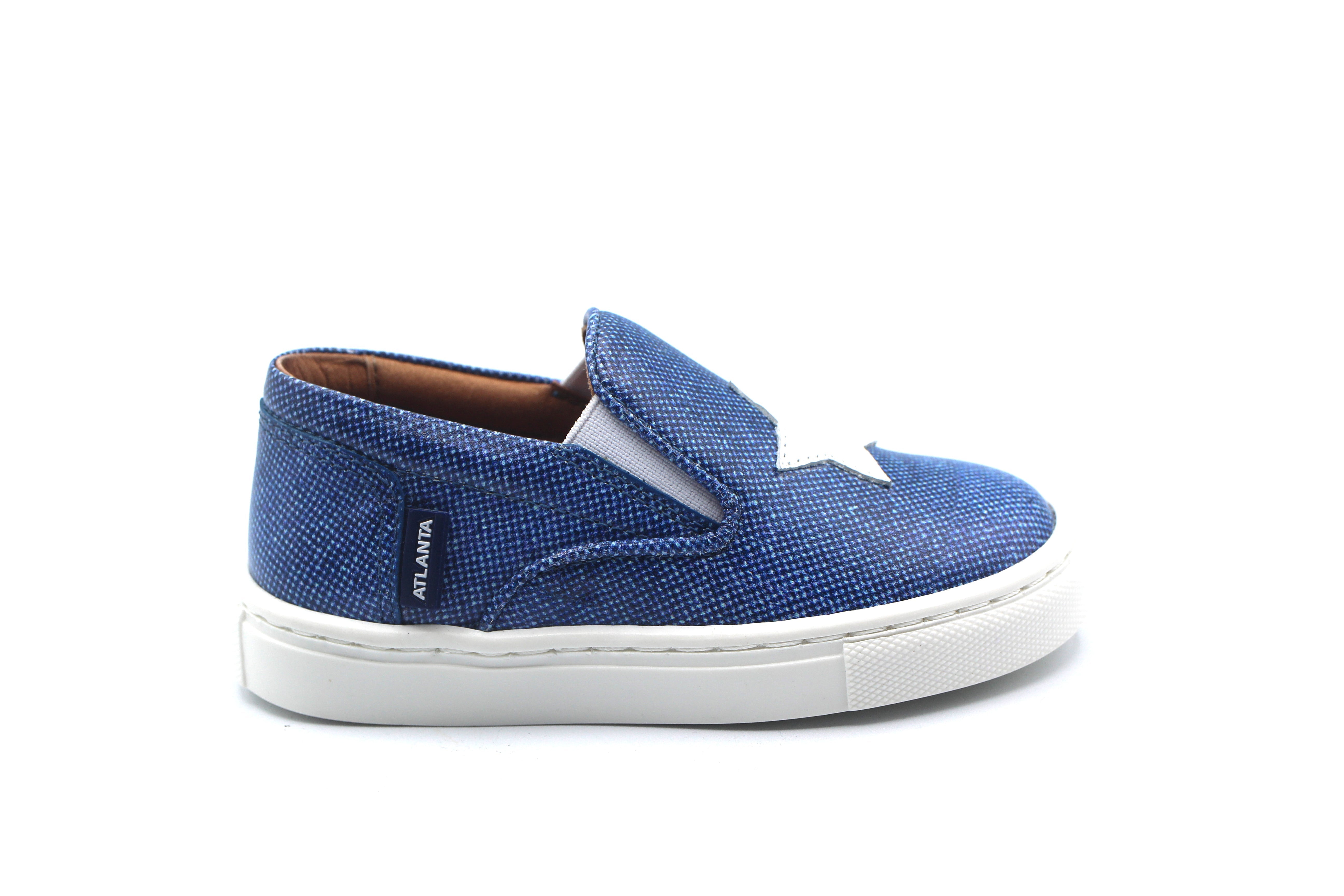 Atlanta Denim & White Star Sneaker – Hal Outlet