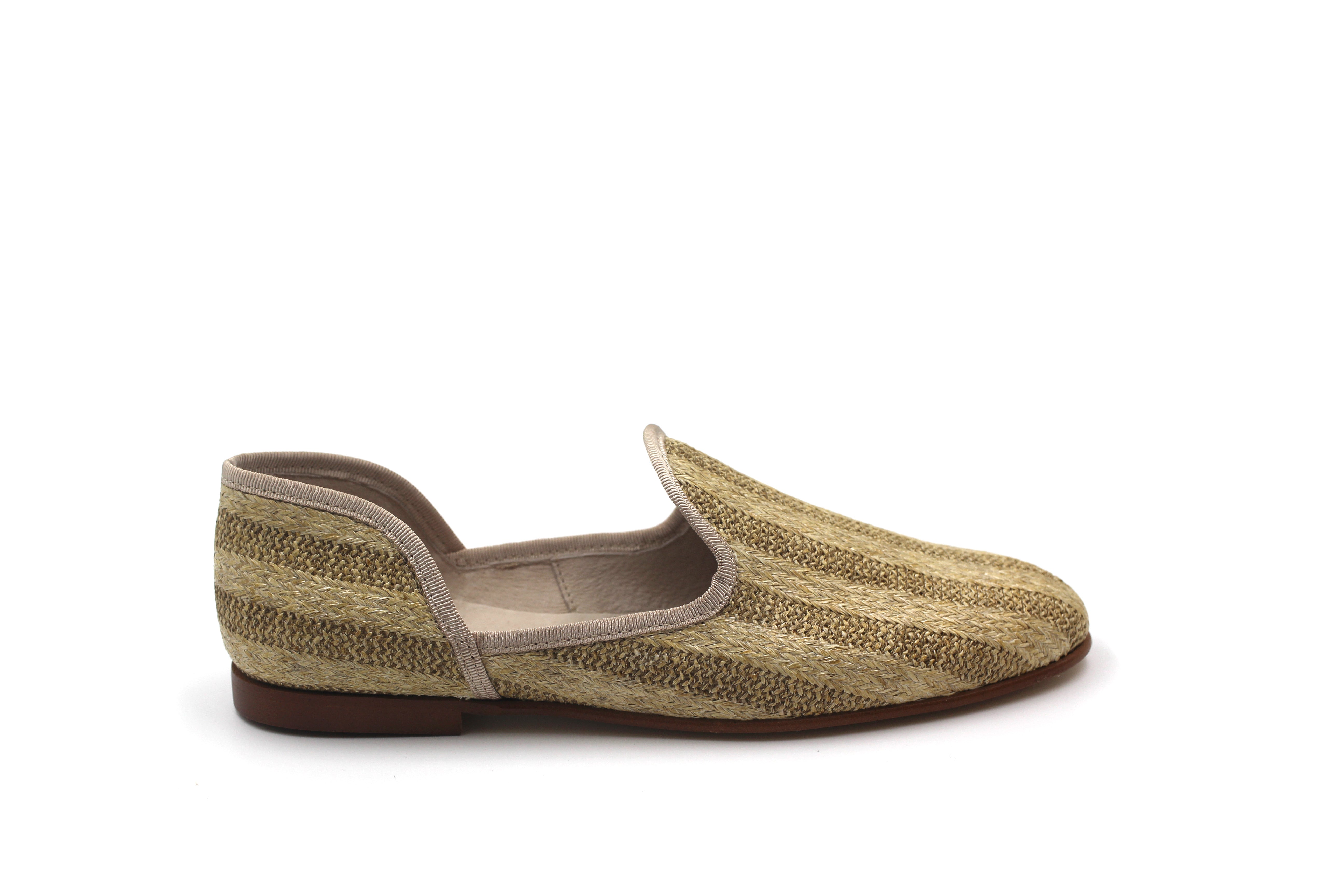 Don Louis Beige/Taupe Raffia Tara Shoe – Hal Outlet